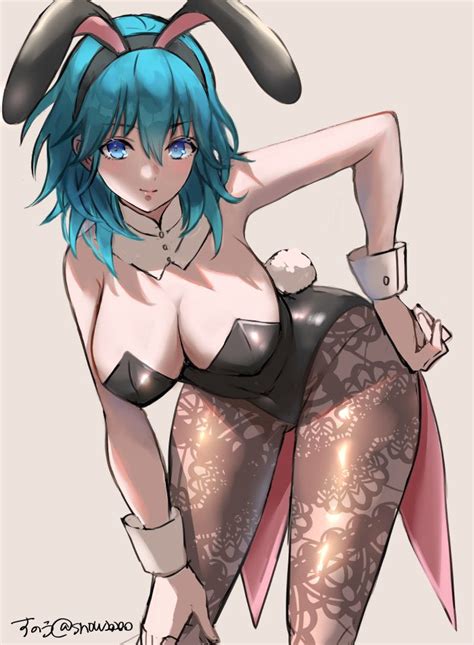 Rule 34 Bent Over Breasts Bunny Ears Bunny Girl Bunnysuit Byleth