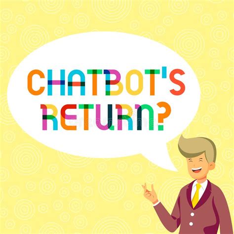 Writing Displaying Text Chatbot S Return Conceptual Photo Program That Communicate Use Text