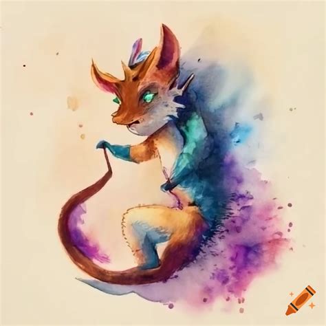 Furry Dragon Anthropomorphic Character On Craiyon