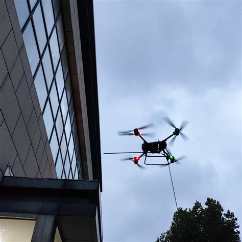 Dji Flycart 30 50m High Building Cleaning Tethered Drone System