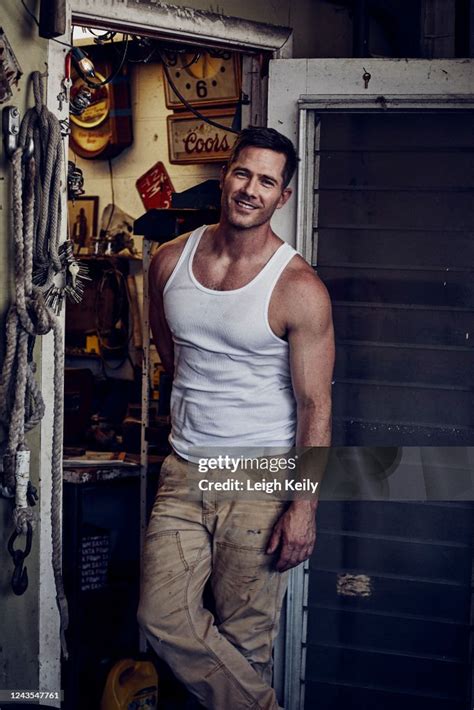 Actor Luke Macfarlane Poses For Jon Magazine On July 17 2022 In Los