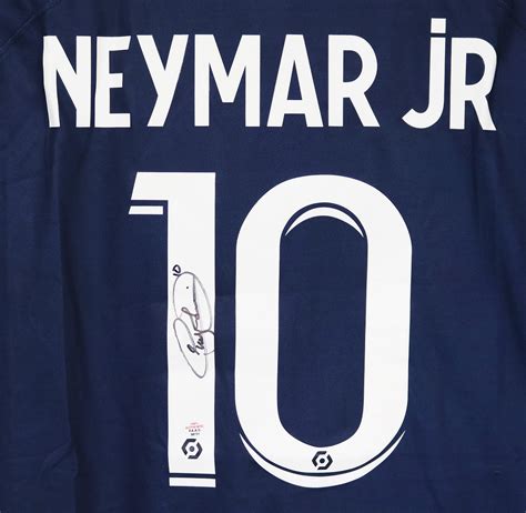 Neymar Jr Signed Autographed Paris Saint Germain 10 Blue Jersey