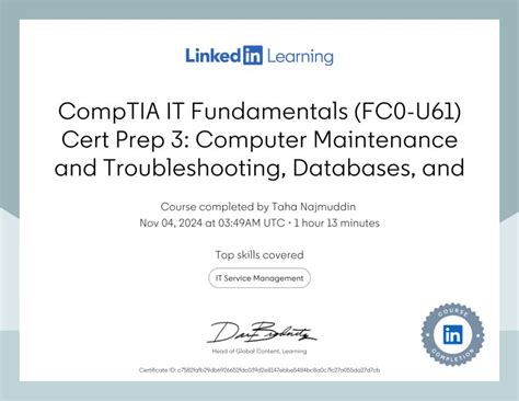 Certificate Of Completion Taha Najmuddin