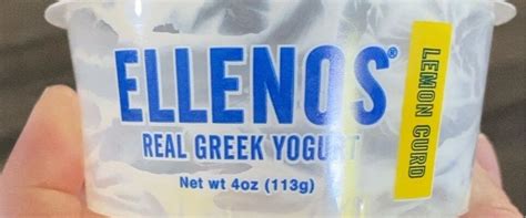 Ellenos Lemon Curd Yogurt 4 Oz