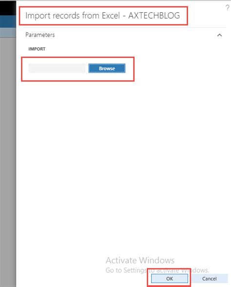 Inside Microsoft Dynamics AX Import Records From Excel Using X Code In D FO
