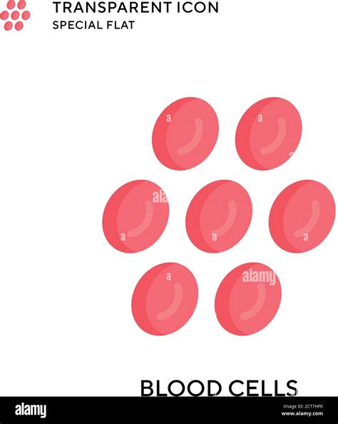 Blood Cells Vector Icon Flat Style Illustration Eps 10 Vector Stock