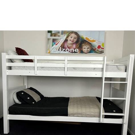 Ava Bunk White Single And King Single Paulas Paulas Home And Living