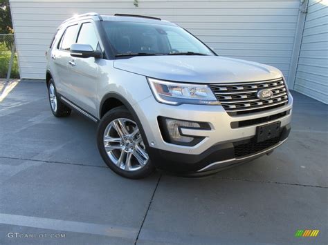 Ingot Silver 2017 Ford Explorer Limited Exterior Photo 116139638