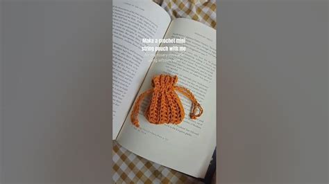 Crochet Mini Pouch Crochet Crochetpouch Stringpouch Handmade Hobby Crocheter Youtube