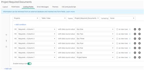 how do i pull data from sql db into a form table field laserfiche