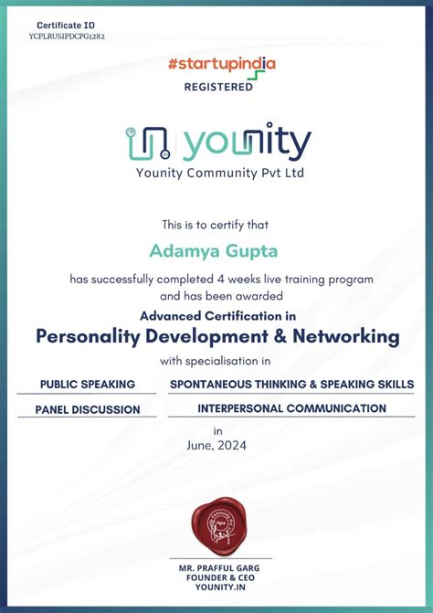 Adamya Gupta On Linkedin Personaldevelopment Networking Younity Mentorship Professionalgrowth
