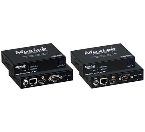 500458 Hdmirs232 Extender Kit With Arc Hdbt Uhd 4k Carrady