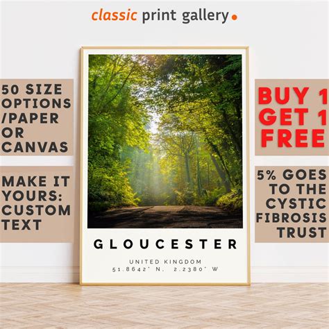 Gloucester Poster Colorful Print Gloucester Wall Art Gloucester Photo Decor Gloucester T