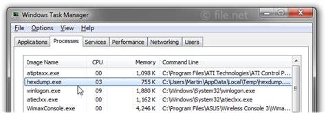 Hexdump Exe Windows Process What Is It