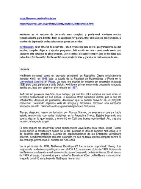 netbeans complemento pdf frijoles netos aplicaciones y software