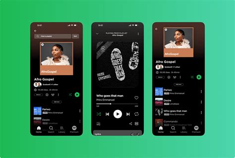 Spotify Screen Redesign On Behance