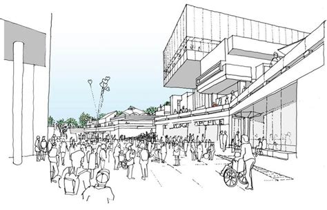 Masses Architecture Sketch Architecture Illustration Architecture