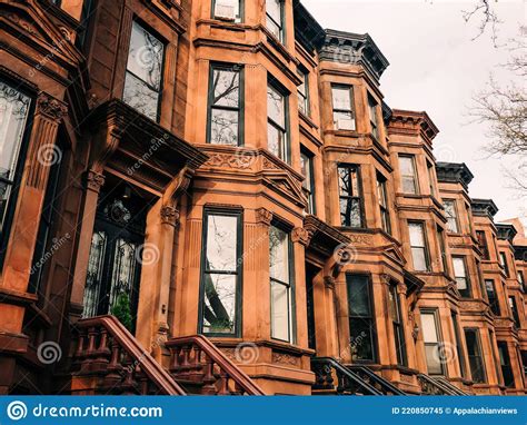 Brownstones In Park Slope Brooklyn New York City Stock Image Image