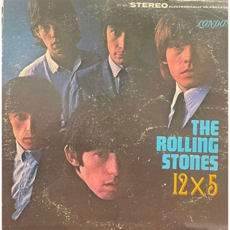 Very Rare Signed The Rolling Stones 12x5 Album Cover
