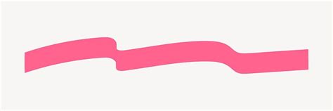Pink Squiggle Collage Element Vector Premium Vector Rawpixel