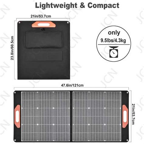 Portable Folding Solar Panels 80w Foldable Pv Cells Module Panel