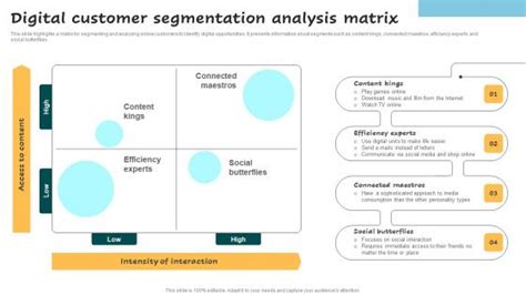 Digital Customer Segmentation Analysis Matrix Successful Guide For
