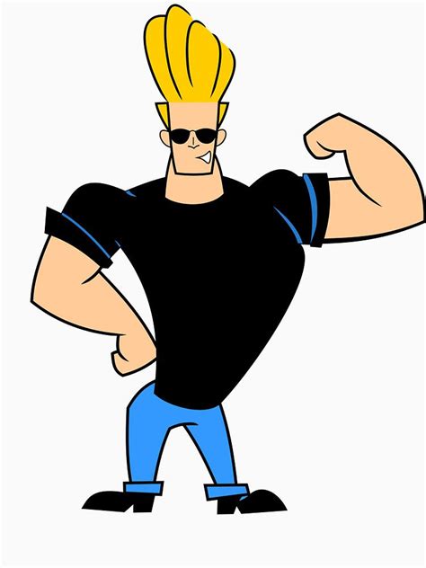 Redbubble Johnny Bravo Cartoon Johnny Cartoon Johnny Bravo