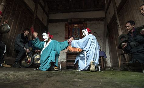 图片浏览 传统民俗－傩舞 摄影线路网