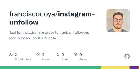 Github Franciscocoyainstagram Unfollow Tool For Instagram In Order To Track Unfollowers