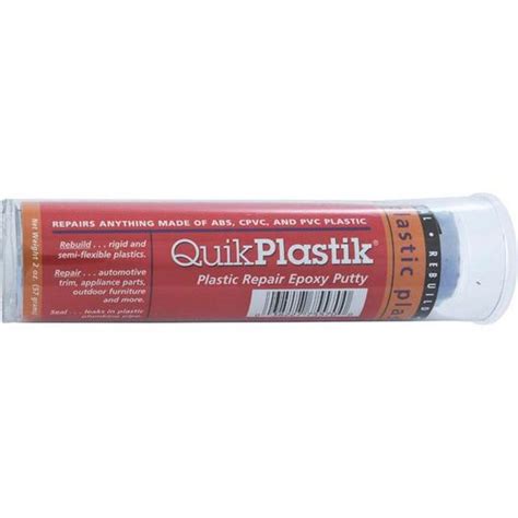 Polymeric Systems Plastic Epoxy Putty Quikplastic 2oz Stick Leslie