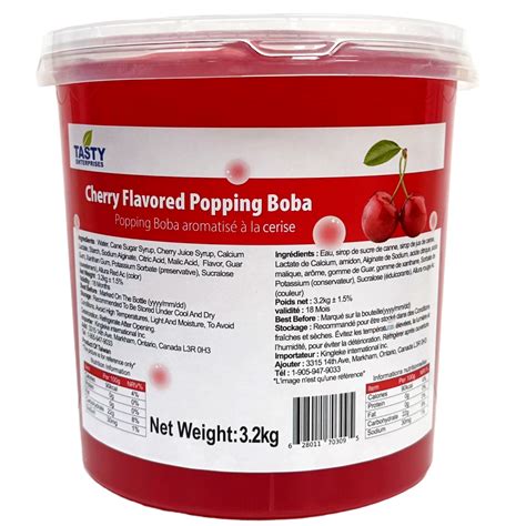 Tasty Cherry Popping Boba Tasty櫻桃爆爆珠 Kingleke