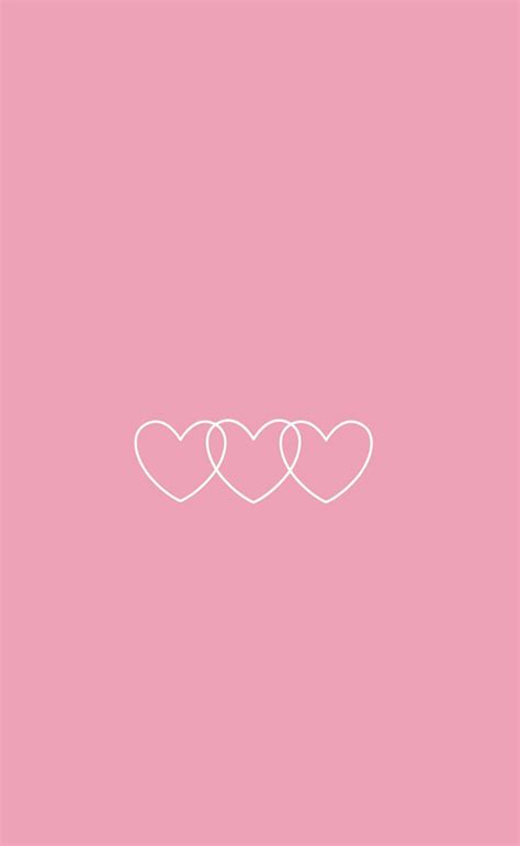 [100 ] Pink Heart Iphone Wallpapers