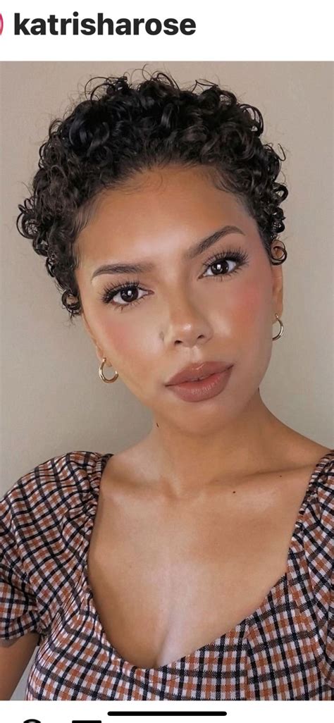 Pin By Rach Lum Kin On Pin Up Makeup Natural Curly Hair Cuts Natural Hair Short Cuts Cute