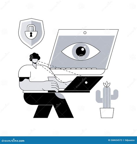 Eye Tracking Technology Abstract Concept Vector Illustration Stock Vector Illustration Of