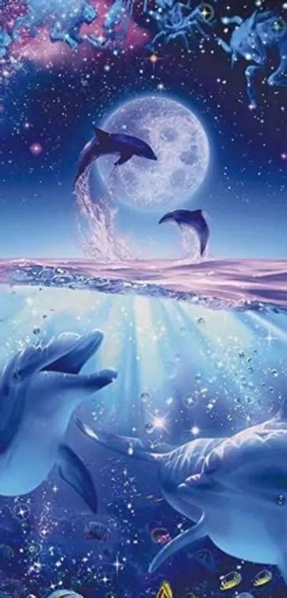 Dolphin Dreamscape Wallpaper Free Download