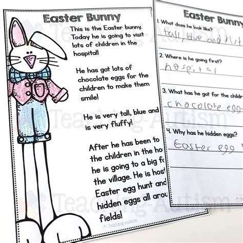 What Happened On Easter Sunday Reading Comprehension Worksheet