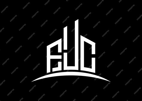 Premium Vector Letter Fjc Building Vector Monogram Logo Design