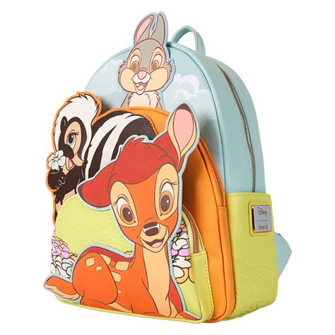 Loungefly Disney Bambi Triple Pocket Mini Backpack Modern Pinup