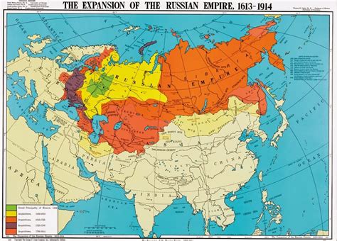Map Of Russian Empire In 1914