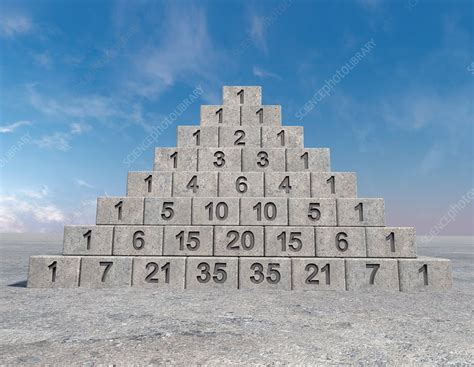 Blaise Pascal Triangle Number Patterns On Rows And Diagonals Of Pascals