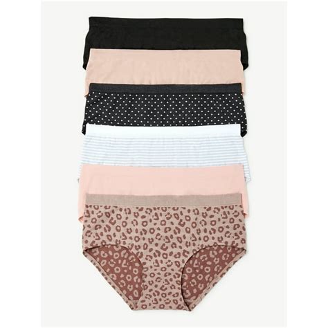 Joyspun Seamless Hipster Panties 6 Pack Seamless Fabric