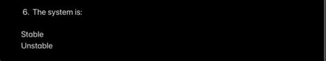 solved 7 what is the static error constant kp 50000 10