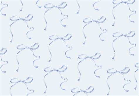 Wallpaper Blue Bow Background