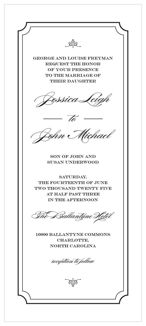 Elegant Script Tea Wedding Invitations By Basic Invite