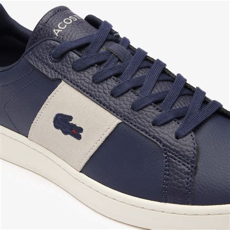 Mens Carnaby Pro Cgr Bar Smooth Leather Trainers Navy And Off White