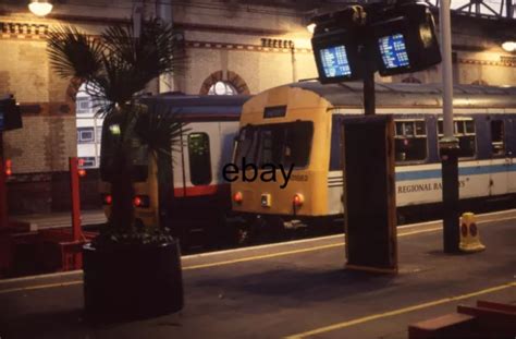 35mm Railway Slide Emu Class 323 323236 And Dmu Class 101 101662