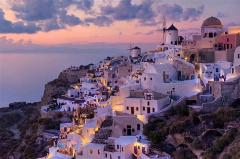 Mykonos Island A Greek Paradise Santorini Island At Night Santorini