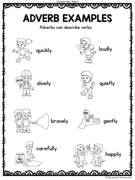 5 Fun Activities For Teaching Adverbs In The Primary Grades Learning