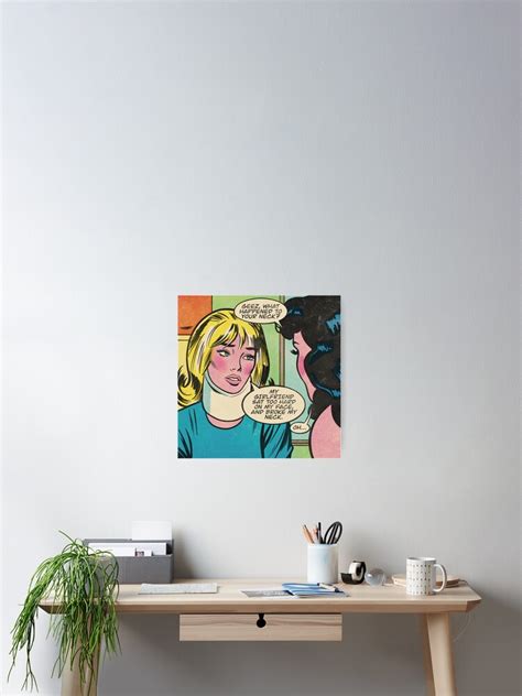 Neck Brace Poster For Sale By Msbhaiive Redbubble