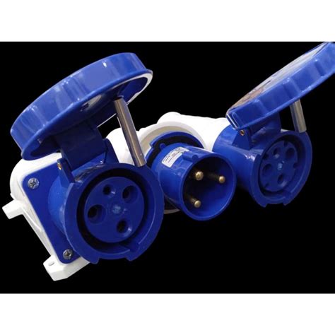 Jual Socket 3 Pin 63 Ampere Ip 67bisa Satu Set Shopee Indonesia